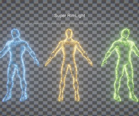 Artstation Unity Shader Super Rimlight Game Assets