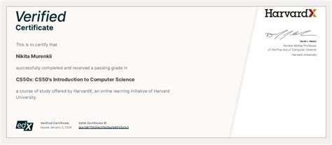 Im Happy To Share That Ive Obtained A New Certification Edx Verified