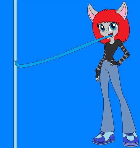 Sonia Rose With Her Tongue Stuck On A Pole By Hannahbro On Deviantart