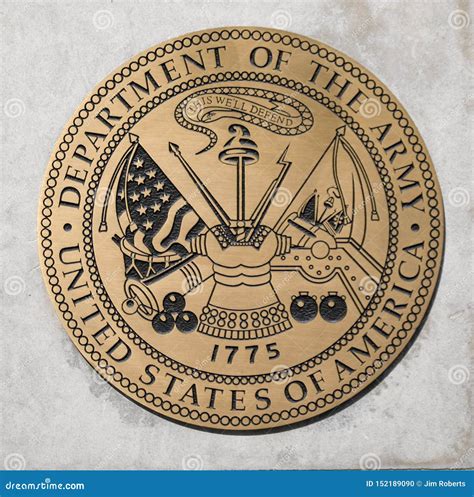 Department Of The United States Army Emblem Editorial Image Image Of