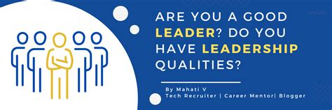 do you think you have leadership qualities