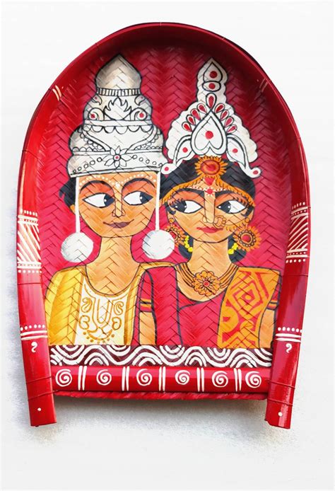 Bor Bou Handpainted Kulo Bengali Wedding Kulo Wedding Kulo Etsy