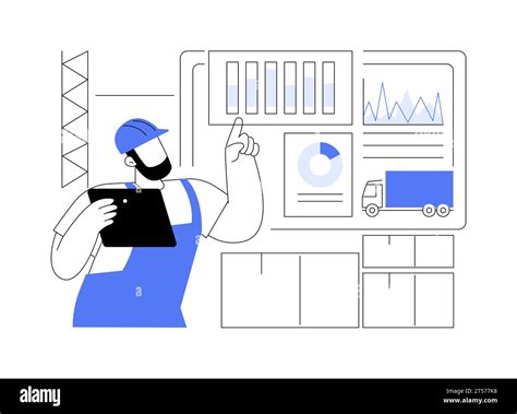 Reports And Analytics Isolated Cartoon Vector Illustrations Stock