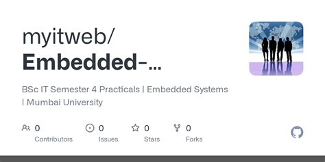 GitHub Myitweb Embedded Systems BSc IT Semester Practicals Embedded Systems Mumbai