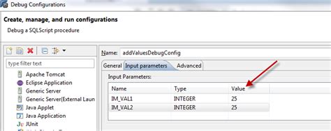 Debugging Sqlscript Procedures With Input Paramete Sap Community