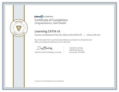 Sahil Shaikh On Linkedin Certificate Of Completion