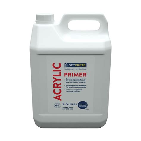 Setcrete Acrylic Primer 2 5ltr