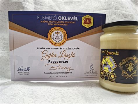 Termelői Mézeink Gujka Méhészet
