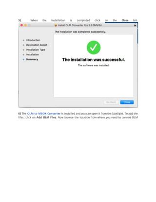 Free Olm To Mbox Conversion DOCX