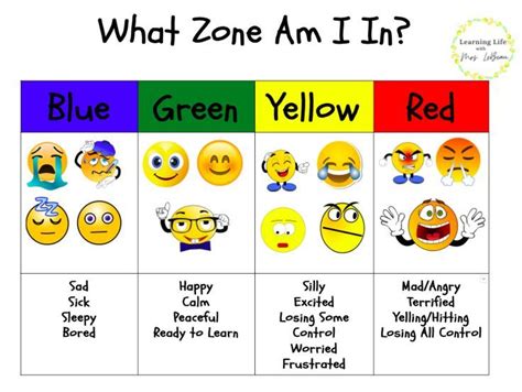 Yellow Zone Zones Of Regulation At Justin Hoysted Blog