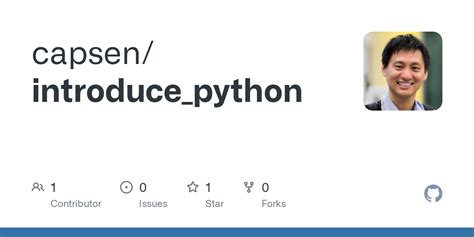 GitHub Capsen Introduce Python