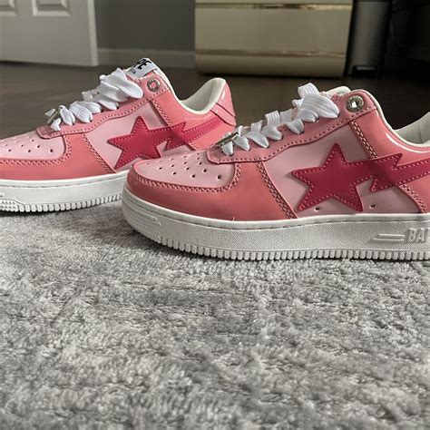 A Bathing Ape Bape Sta Low Color Camo Combo Pink Depop