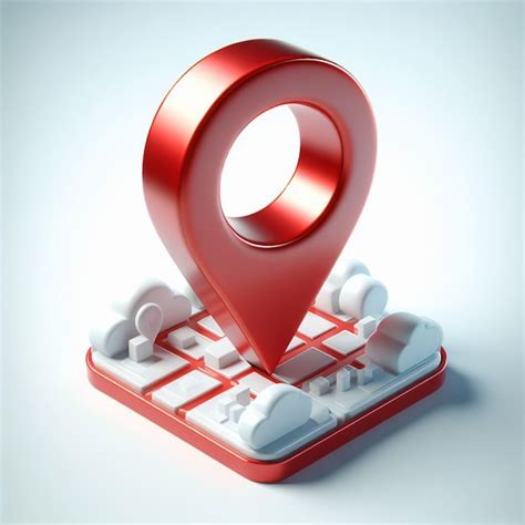 Premium Photo 3d Location Point