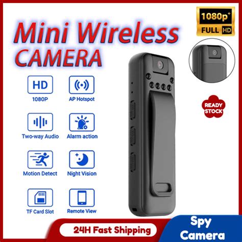 Spy Camera Mini Wireless Night Vision Small Policial Body Cam Micro