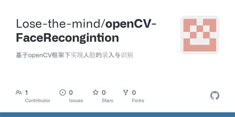 OpenCV FaceRecongintion Face Recognition Py At Main Lose The Mind OpenCV FaceRecongintion