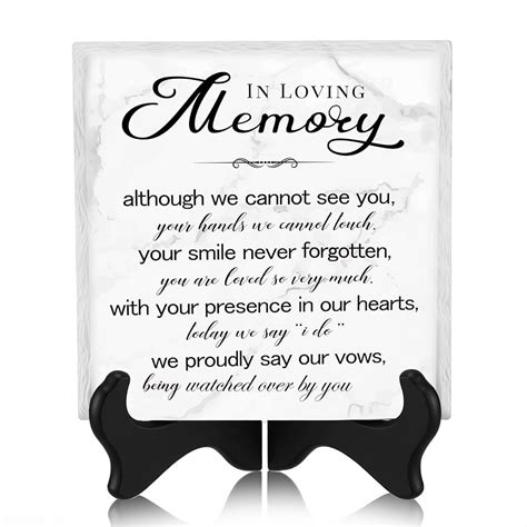Wedding Memorial Plaque