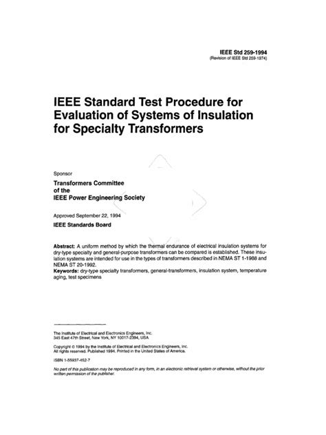 259 1994 Ieee Std Pdf