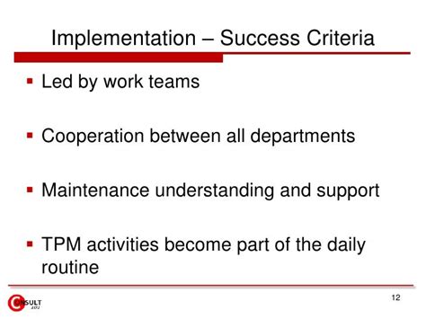 Tpm Implementation Strategy