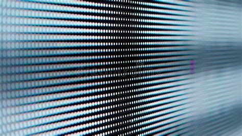 Digital Led Panel With Rgb Pixel Grid Stock Illustration Illustration Of Resolution Vibrant