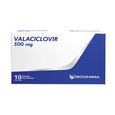 Valaciclovir 500mg X 10 Tabletas Drotafarma Farmadon La Farmacia De