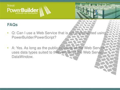 Ppt Powerbuilder 11 The Web Service Source Datawindow Powerpoint Presentation Id 311413