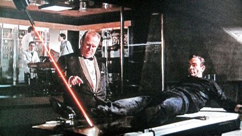 Auric Goldfinger Laser Scene Goldfinger James Bond Imax Scene