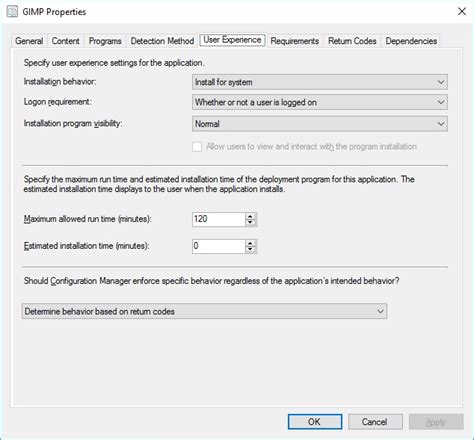sccm cant deploy required application ﻿ o s deployment
