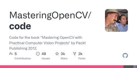 Github Masteringopencv Code Code For The Book Mastering Opencv With Practical Computer