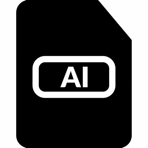 Ai File Adobe Illustrator Ai Document Ai Extension Ai Format Icon