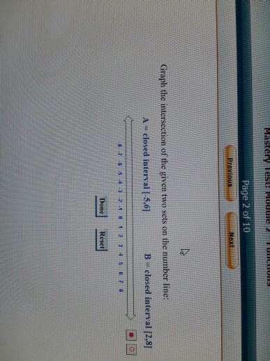 Solved Graph The Intersection Of The Given Two Sets On The Chegg