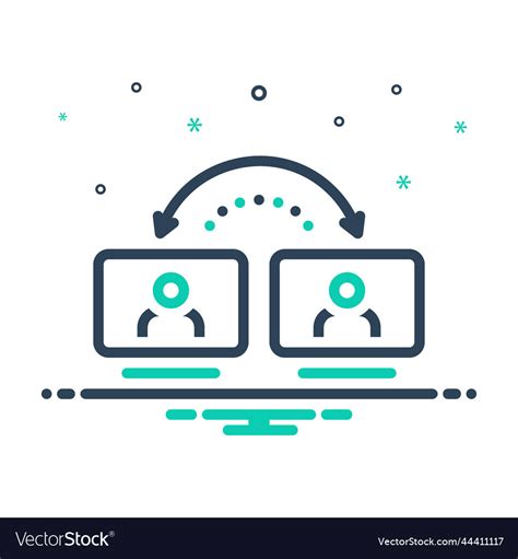 Interaction Royalty Free Vector Image Vectorstock