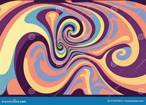 Psychedelic Swirl Groovy Pattern Psychedelic Retro Wave Wallpaper Liquid Groovy Background