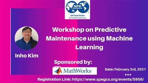 Event Workshop On Predictive Maintenance Using Machine Learning