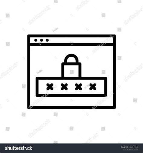 Password Icon Safe Code Icon Vector Stock Vector Royalty Free