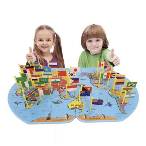 jlt map of the world and national flags lazada ph