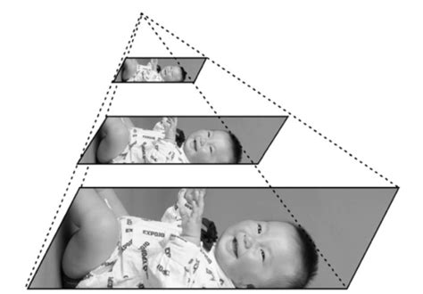 The Illustration Of Gaussian Pyramid Decomposition From 16 Download