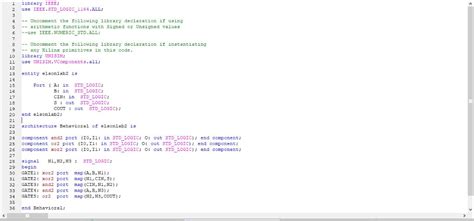 Solved Can Anyone Please Help Me To Create A VHDL Listing Chegg Com