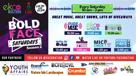 Boldface Saturdays Season 2 Ekco Nation Barbados
