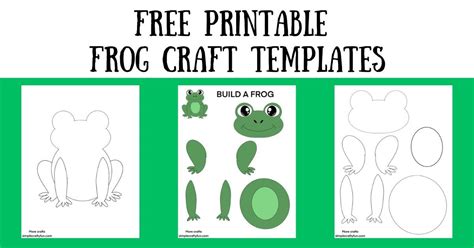 Frog Template Printable