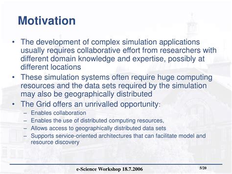 ppt ds grid large scale distributed simulation on the grid