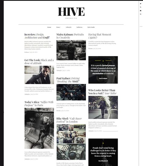 Hive A Flexible Magazine Theme Themeora
