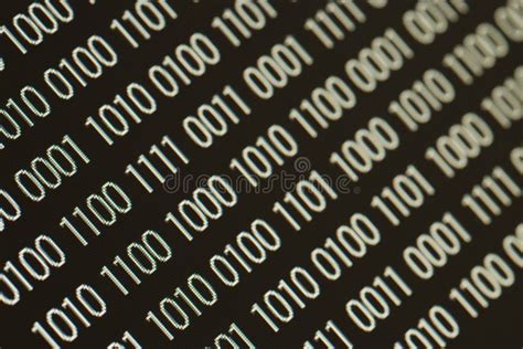 Binary Code Background Cloud Computing Iot And Artificial