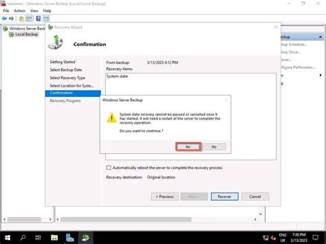 how to restore active directory from backup itechguides