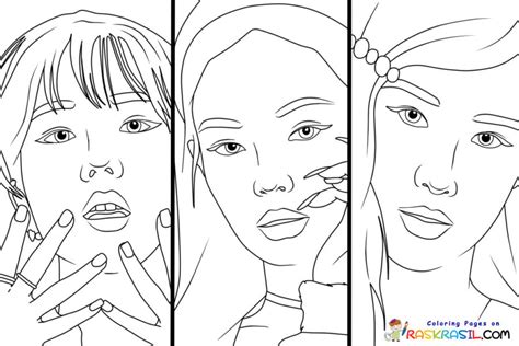 Kpop Coloring Pages At Getcoloringscom Free Printable Kpop Coloring