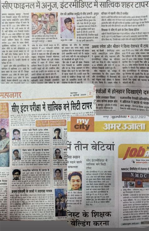 Satwik Wadhawan On Linkedin Caintermediate May2023 Results