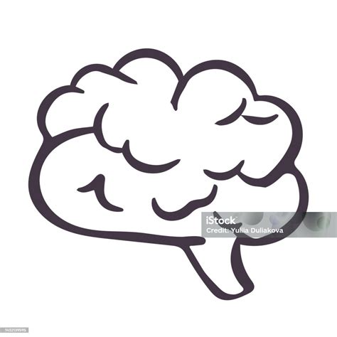 브레인 로고 실루엣 상단 보기 디자인 벡터 템플릿 브레인 스톰 생각 아이디어 로고 타입 개념 아이콘 개념에 대한 스톡 벡터 아트 및 기타 이미지 Istock