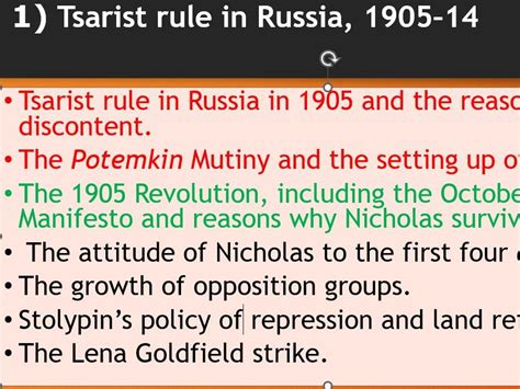 Russia Part 1 Full Lesson And Revision Pack Igcse History Paper 1 Teaching Resources