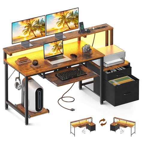 17 Stellar Computer Desks For Dual Monitors