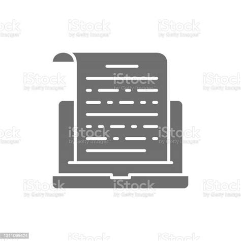 노트북 프리젠 테이션 텍스트 항목 회색 아이콘에 대한 참고 사항 개성 개념에 대한 스톡 벡터 아트 및 기타 이미지 개성 개념
