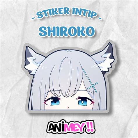 Jual Stiker Intip Shiroko Blue Archive Sticker Anime Waterproof Shopee Indonesia